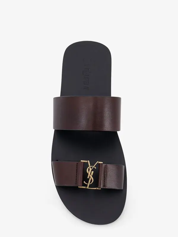 Saint Laurent Leather Sandals - Multicolor