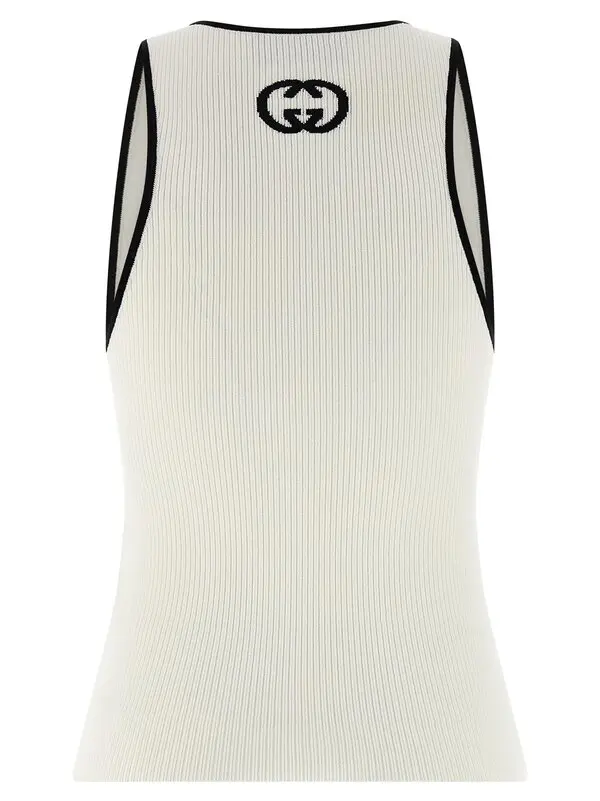 Gucci Incrocio Gg Tank Top - Multicolor