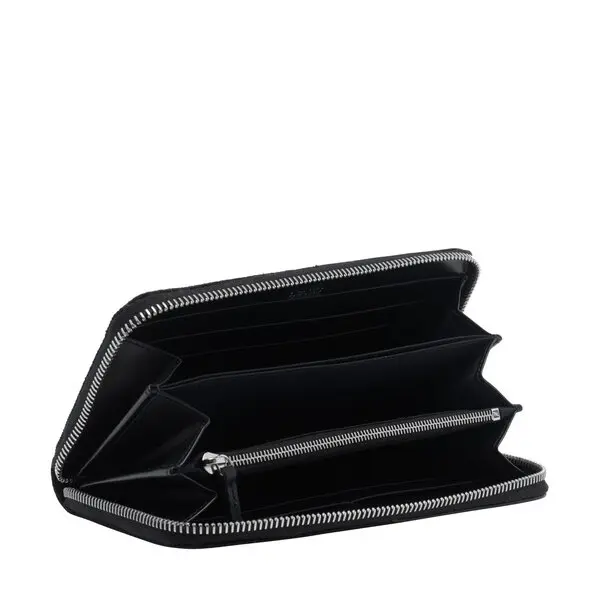 Fendi Ff Jacquard Zip Wallet
