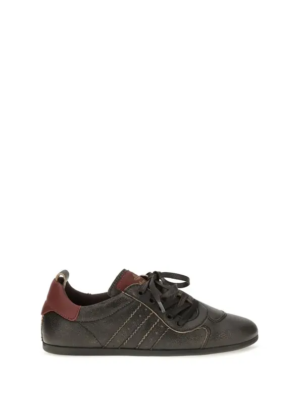 VIVIENNE WESTWOOD Drunken Leather Sneakers - Black