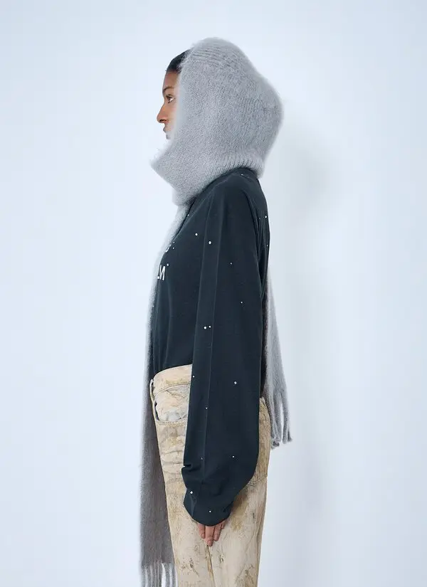 Acne Studios Fringed Wool Scarf