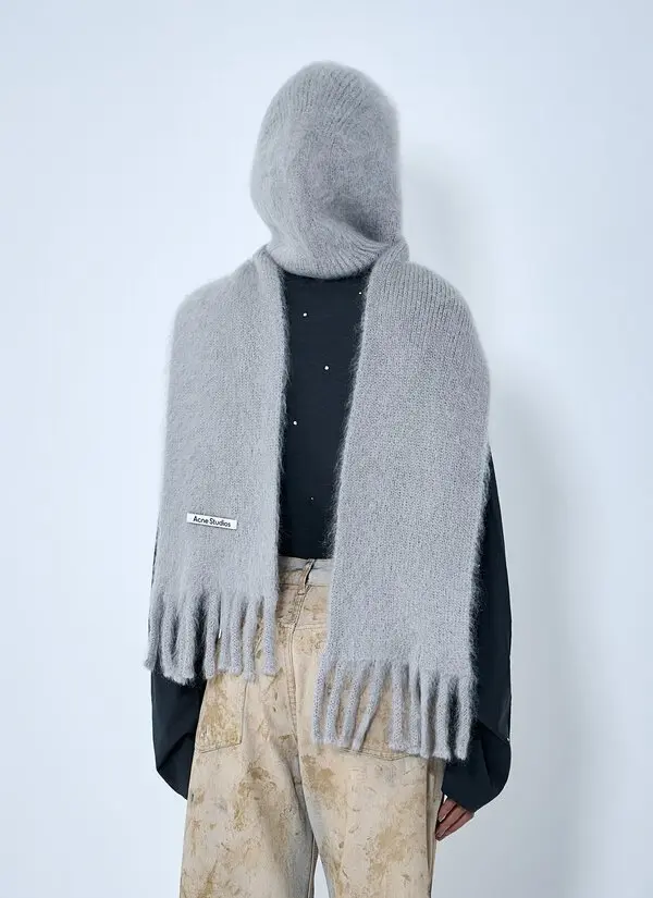 Acne Studios Fringed Wool Scarf