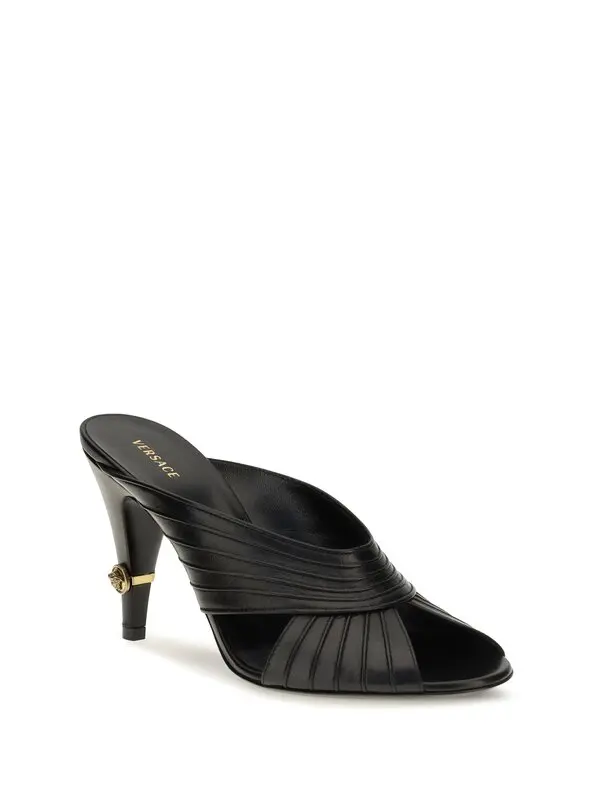Versace Nappa Leather Mules