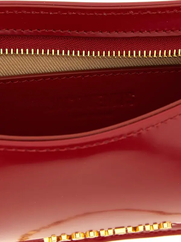 Jacquemus Le Petit Bisou Chaîne' Shoulder Bag - Red