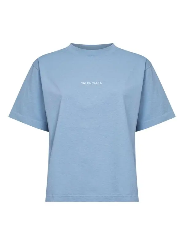 Balenciaga Light Blue Back T-shirt Medium Fit