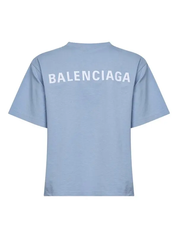 Balenciaga Light Blue Back T-shirt Medium Fit