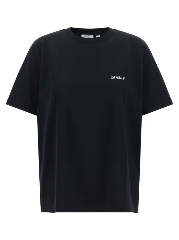 Off-White Cotton T-shirt - Black