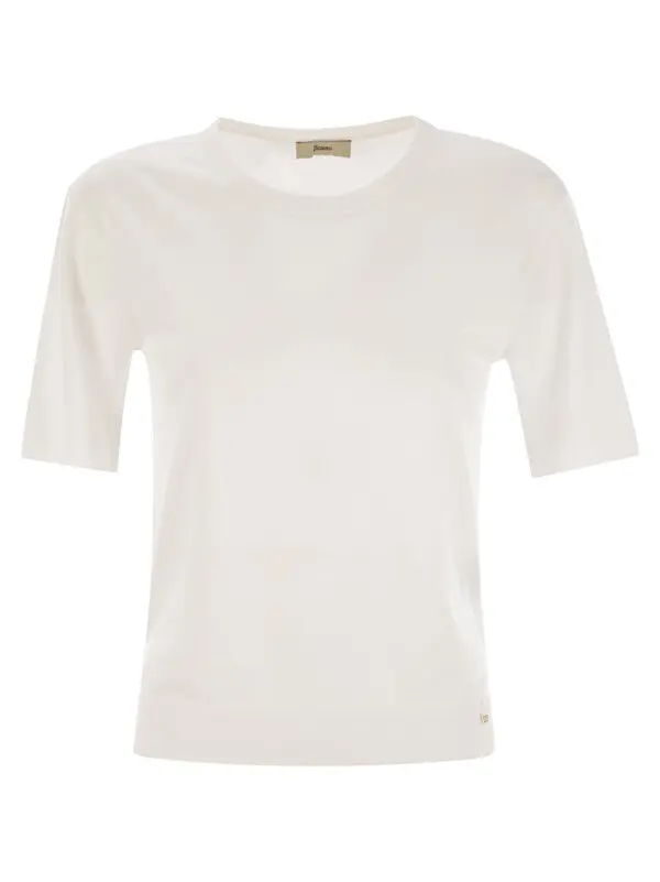 Herno Lyocell And Cotton T-shirt