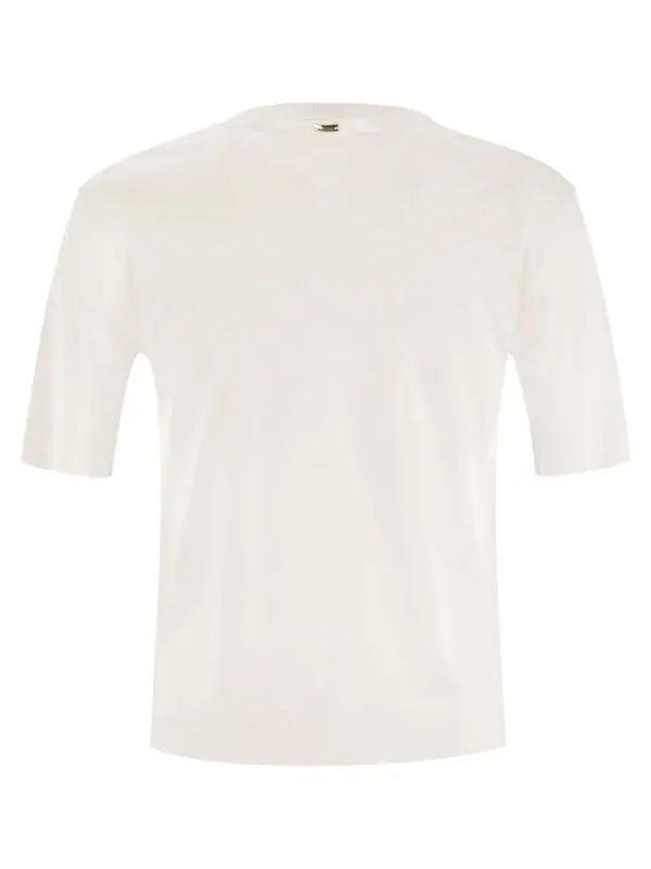 Herno Lyocell And Cotton T-shirt - White