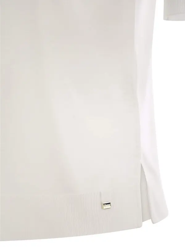 Herno Lyocell And Cotton T-shirt - White