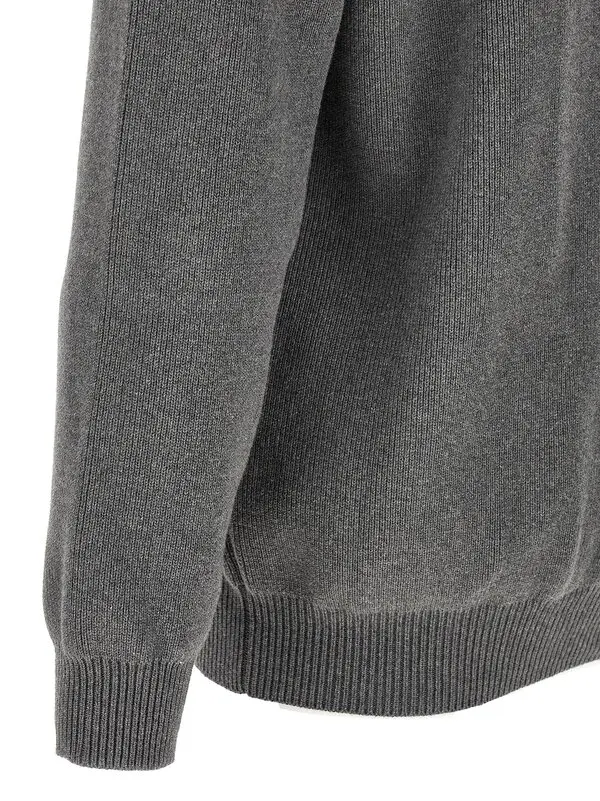 GOLDEN GOOSE Logo Cardigan - Gray