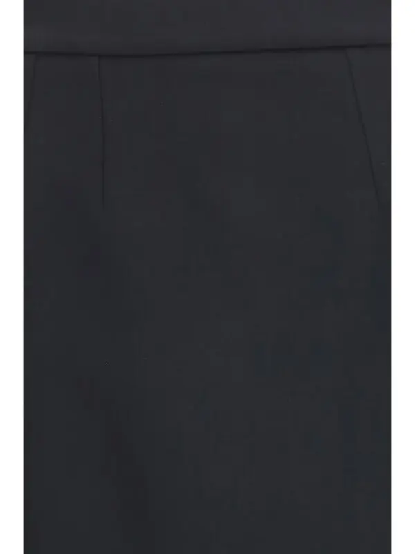 Dolce & Gabbana Stretch Wool Pencil Skirt