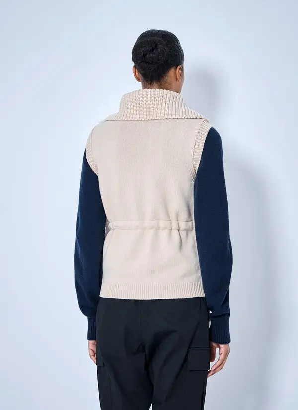 Moncler Sherpa-lined Knitted Vest