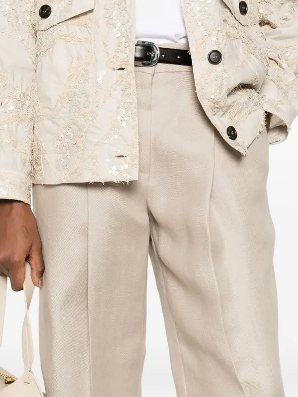 Brunello Cucinelli Linen Trousers
