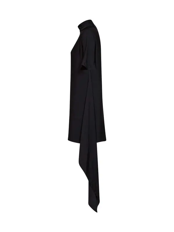 Alaïa Viscose Asymmetric T-shirt Mini Dress - Multicolor