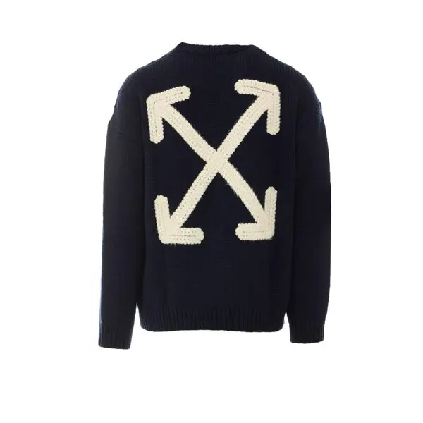 Off-White Arrow Maxi Embroidery Sweater