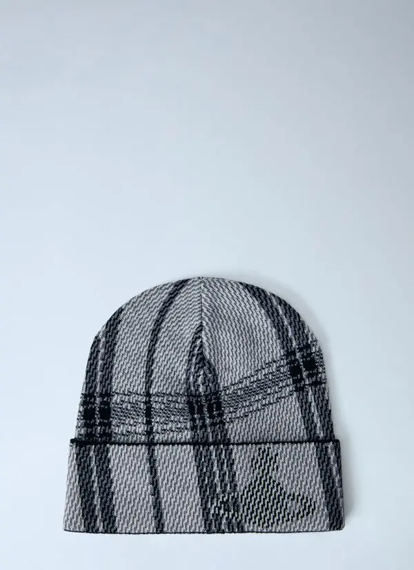 VIVIENNE WESTWOOD Tartan Beanie Hat