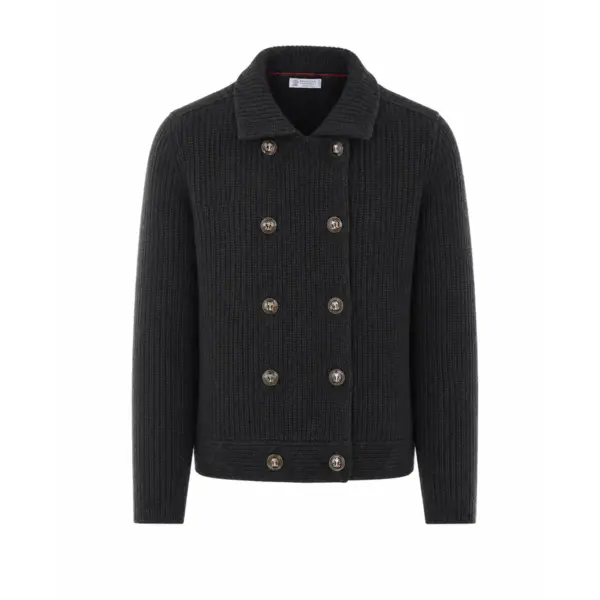 Brunello Cucinelli Knitted Cardigan - Gray