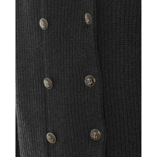 Brunello Cucinelli Cashmere Cardigan - Gray
