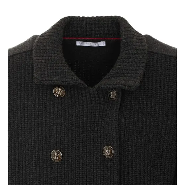 Brunello Cucinelli Cashmere Cardigan - Gray