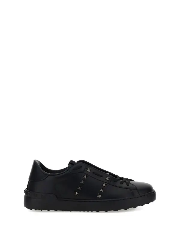 Valentino Garavani Rockstud Untitled Calf Leather Sneakers