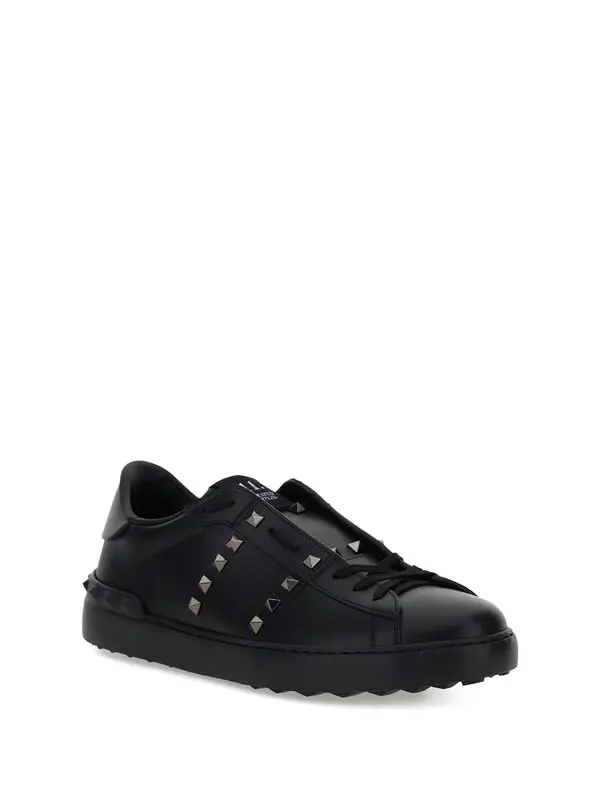 Valentino Garavani Rockstud Untitled Calf Leather Sneakers
