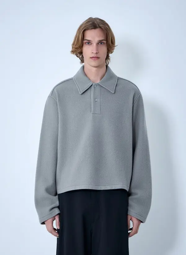RIER Oversized Polo Knit Jumper