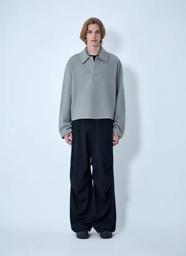 RIER Oversized Polo Knit Jumper