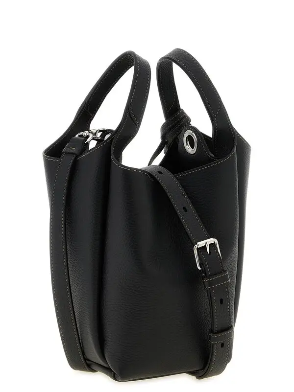 TOD'S T Timeless Mini Bucket Bag - Black