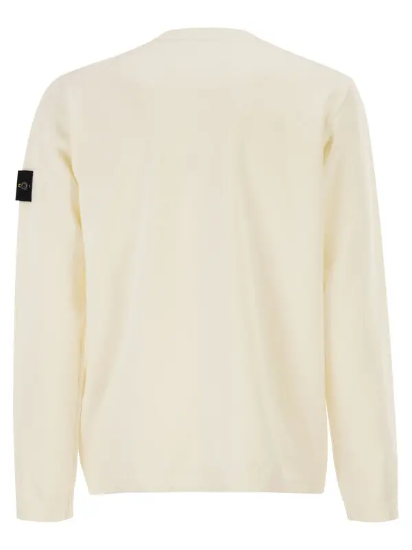 Stone Island Loose-fitting Ribbed Crew Neck Jumper