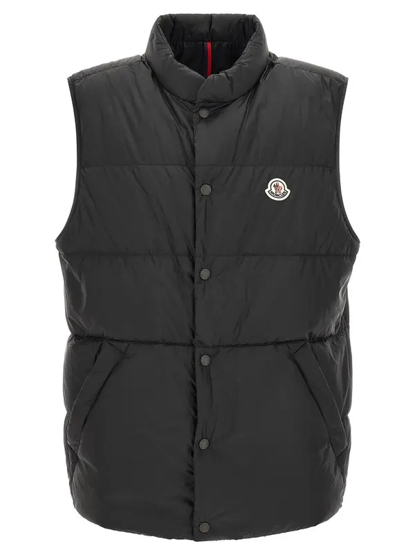 Moncler Tuquerouye Quilted Puffer Vest - Black