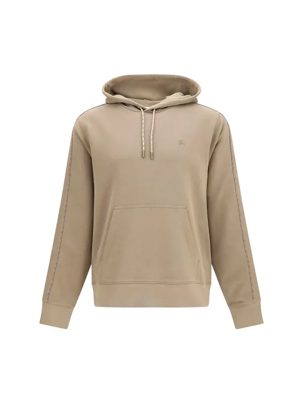 Burberry Check Hoodie With Drawstrings