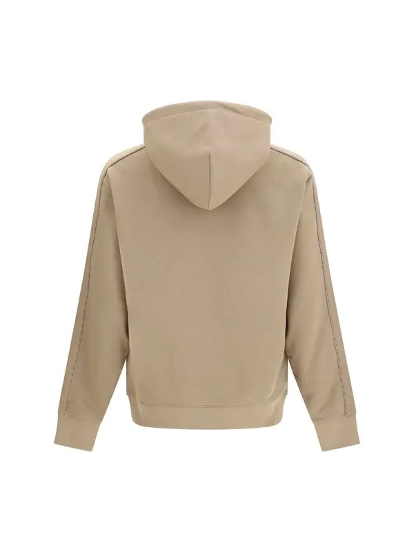 Burberry Check Hoodie With Drawstrings