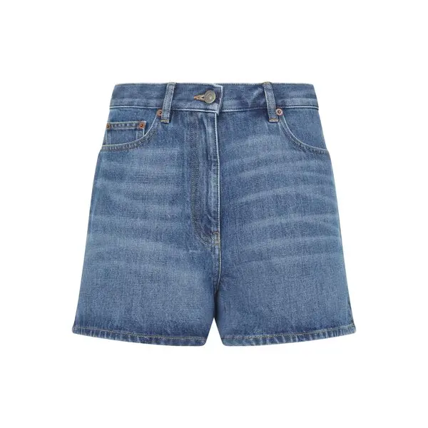 Valentino Garavani Denim Shorts - Blue