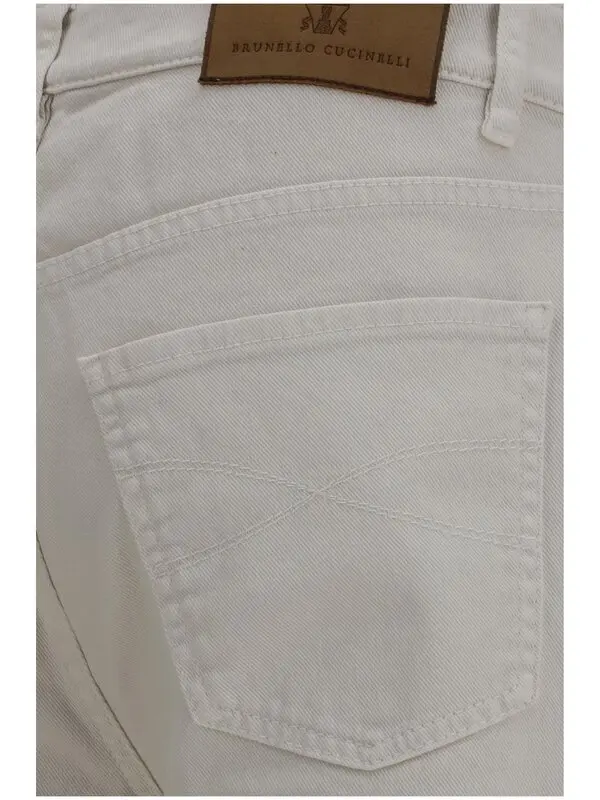 Brunello Cucinelli Jeans With Turn-up Hem