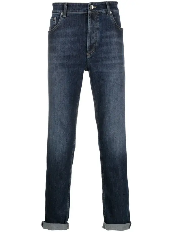 Brunello Cucinelli Denim Cotton Jeans - Multicolor