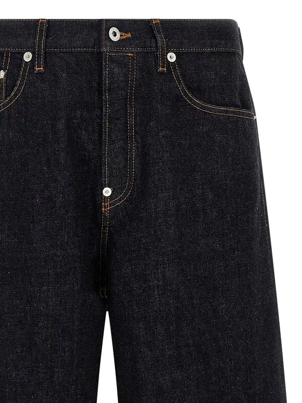 Kenzo Turn Up Jeans - Blue