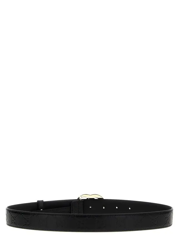 Gucci Gg Milano Leather Belt