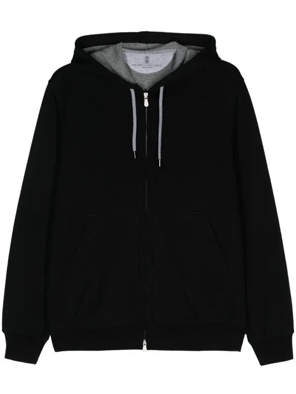 Brunello Cucinelli Cotton Blend Hoodie - Multicolor