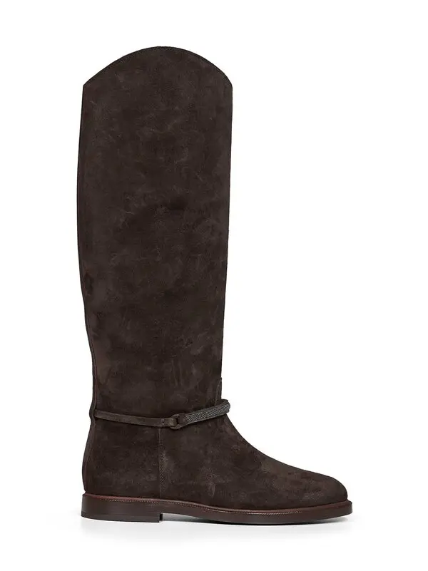 Brunello Cucinelli Suede Boot - Multicolor