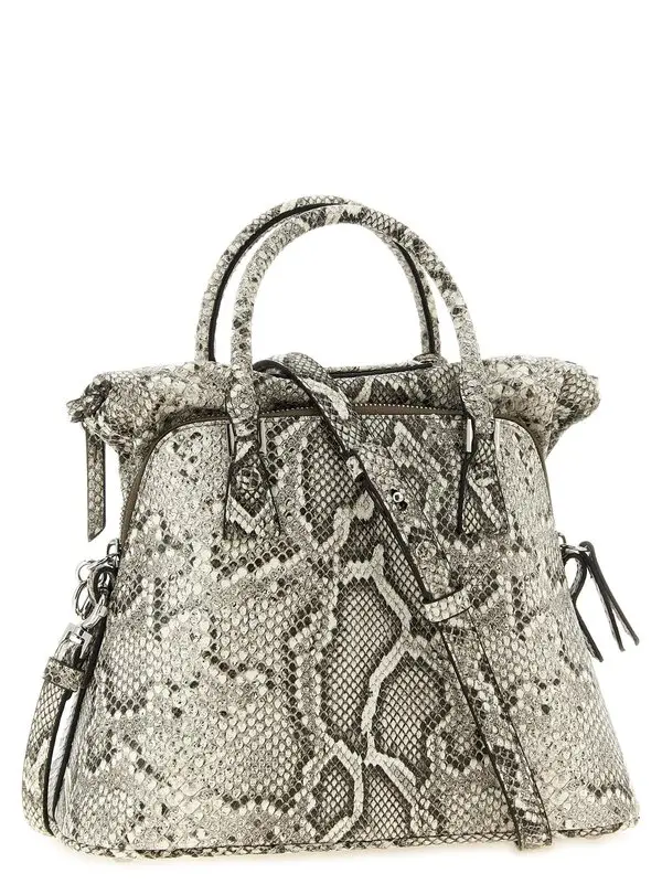MAISON MARGIELA 5ac Classique' Mini Shoulder Bag - Gray