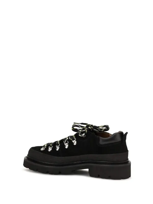 Dsquared2 Suede Lace-up Sneakers - Black