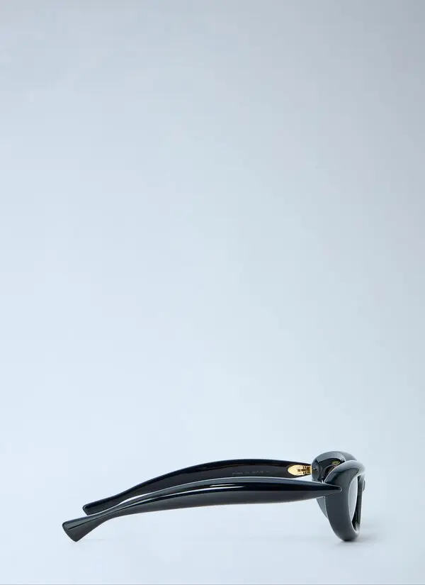Bottega Veneta Oval Sunglasses - Black