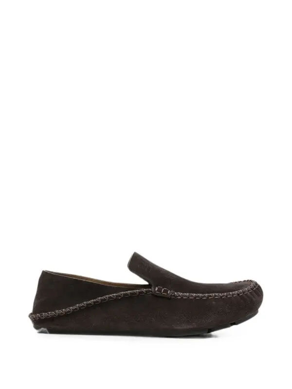 Loewe Rambla Leather Loafers
