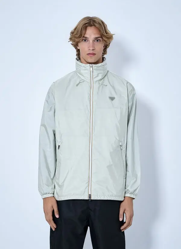 Prada High-neck Zip Jacket - White