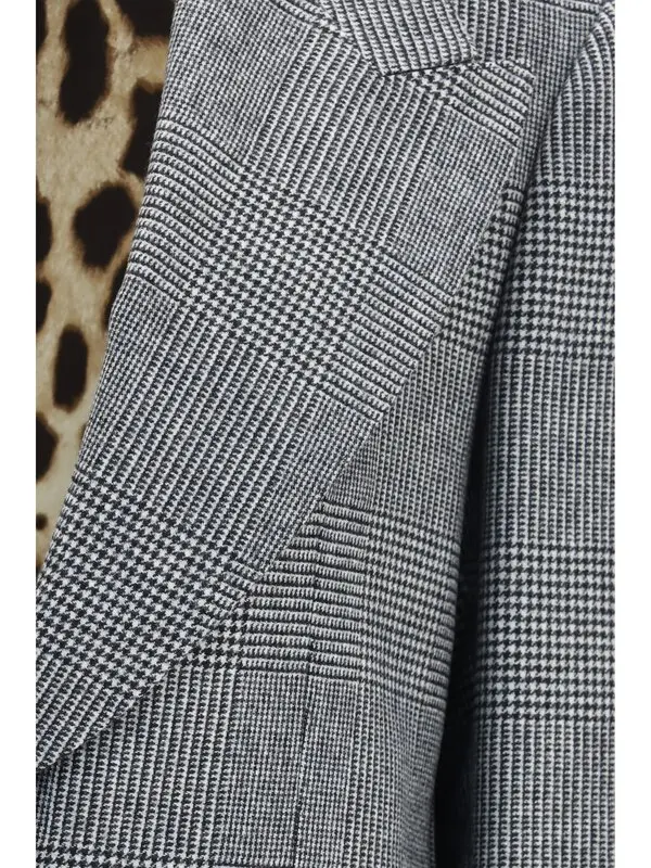 Dolce & Gabbana Prince Of Wales Blazer - Gray