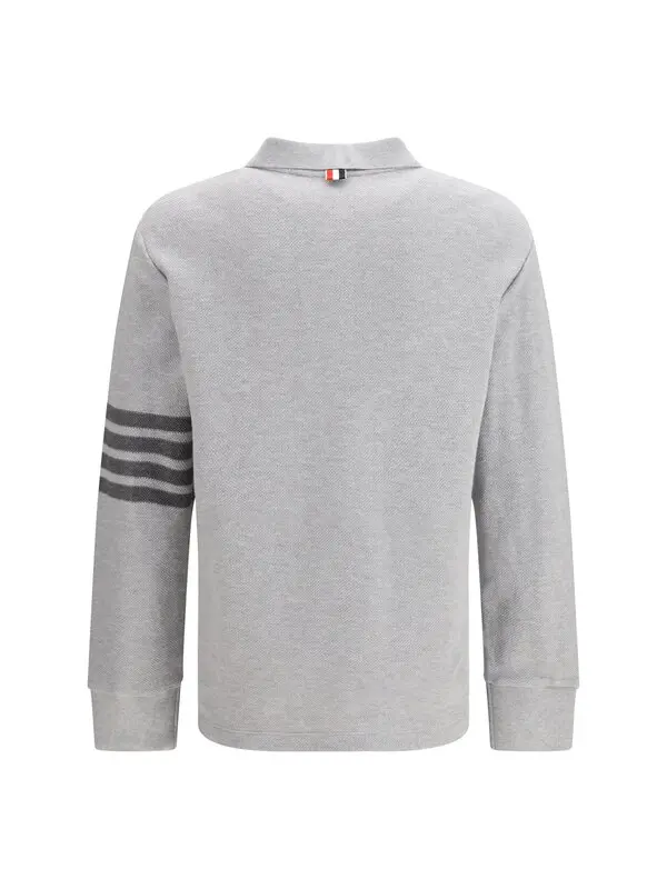 Thom Browne Piqué Long-sleeve Polo