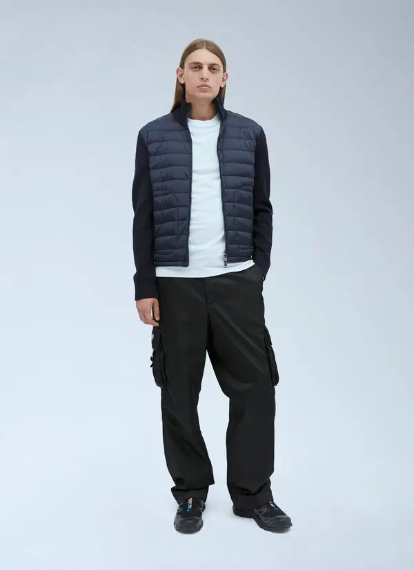 Moncler Logo Patch Zip-up Cardigan