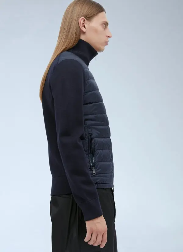 Moncler Logo Patch Zip-up Cardigan
