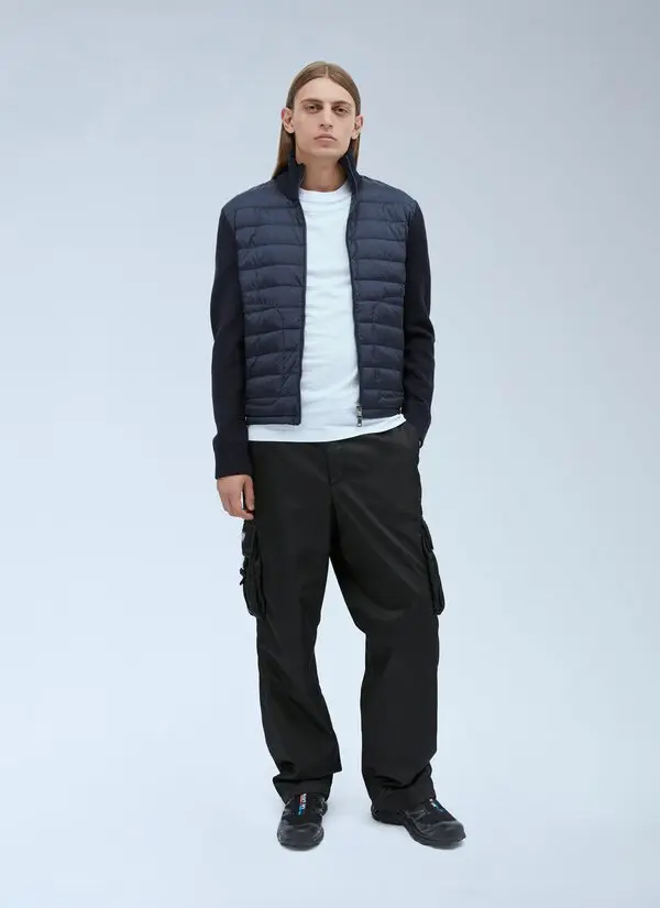 Moncler Logo Patch Zip-up Cardigan